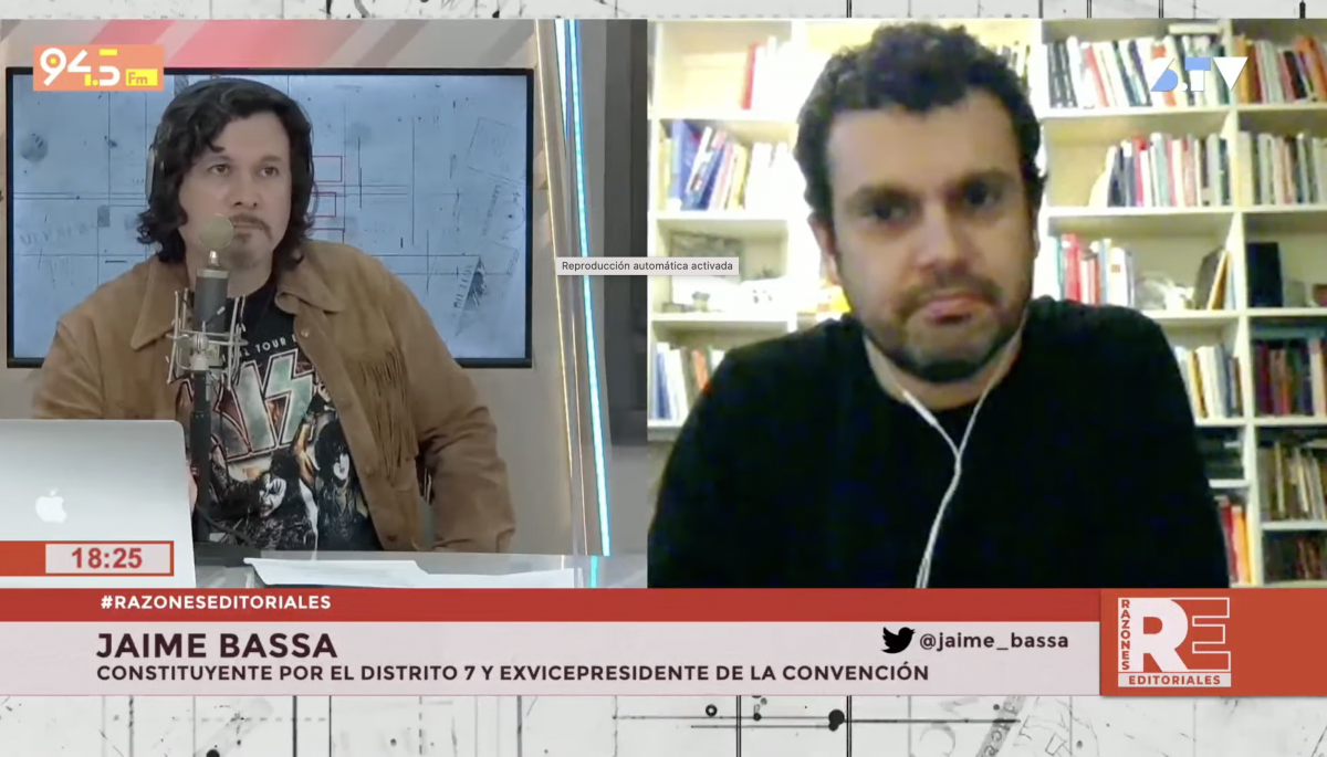 Jaime Bassa: “Hay sectores que quieren que el proceso constituyente ...