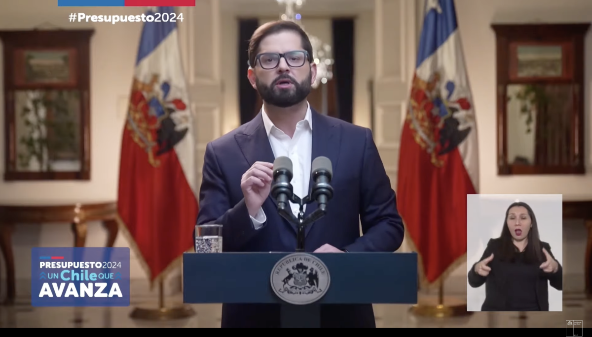 Presidente Boric presentó el Presupuesto Nacional para 2024 | Diario Usach