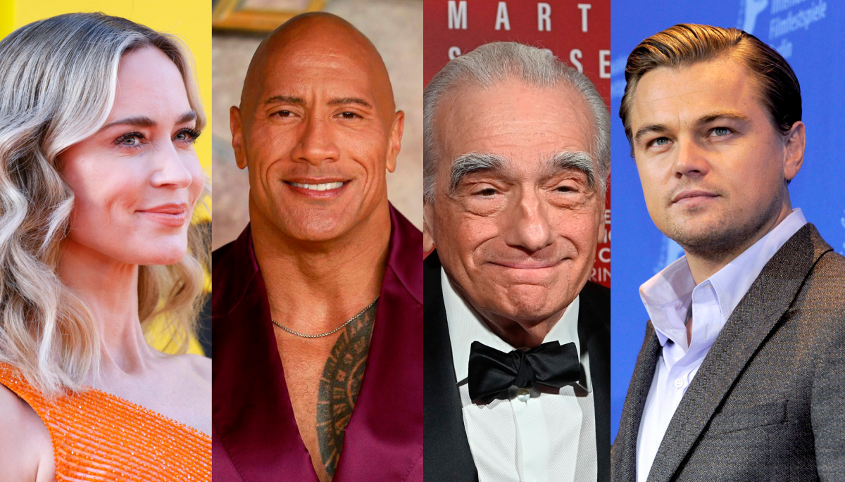¿Será cine? DiCaprio, “La Roca” Johnson y Emily Blunt participarán en nueva película dirigida ...